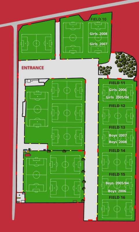 Field/POD Map Tryouts 2022 - Davis Legacy Soccer Club